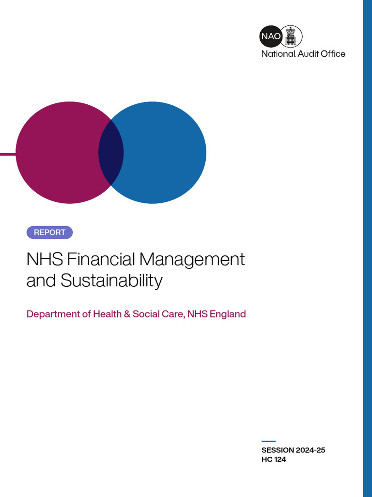 Nhs Financial Management and Sustainability | PDF