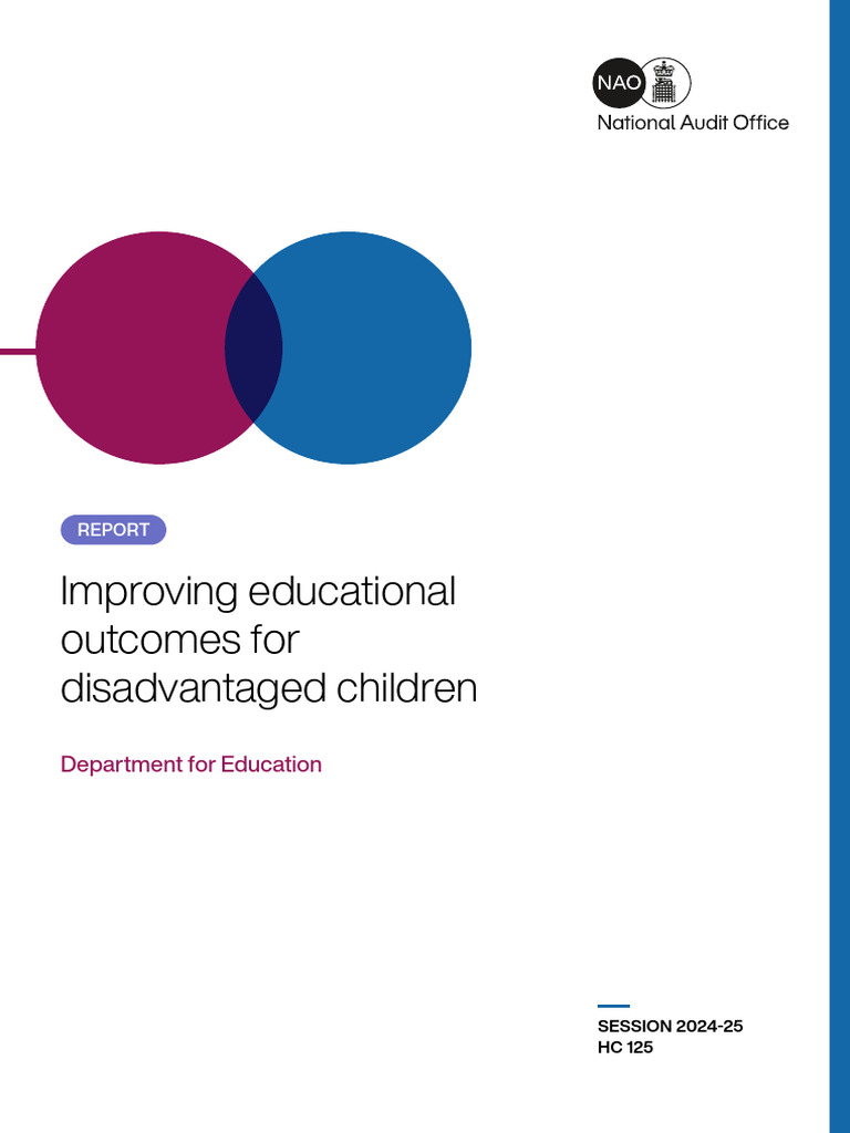 Improving Educational Outcomes For Disadvantaged Children 1 | PDF