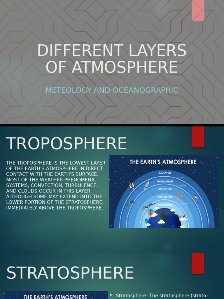 Different Layers of Atmosphere | PDF