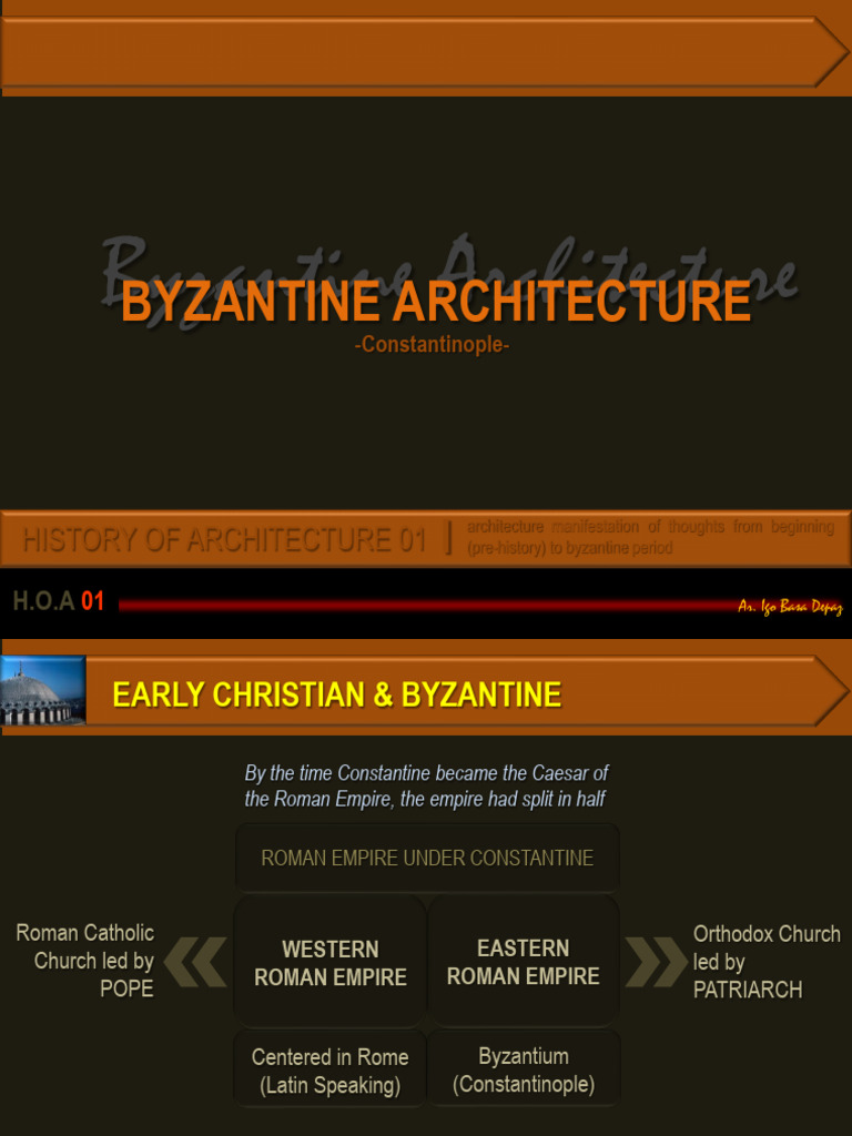 07 Byzantine Architecture | PDF