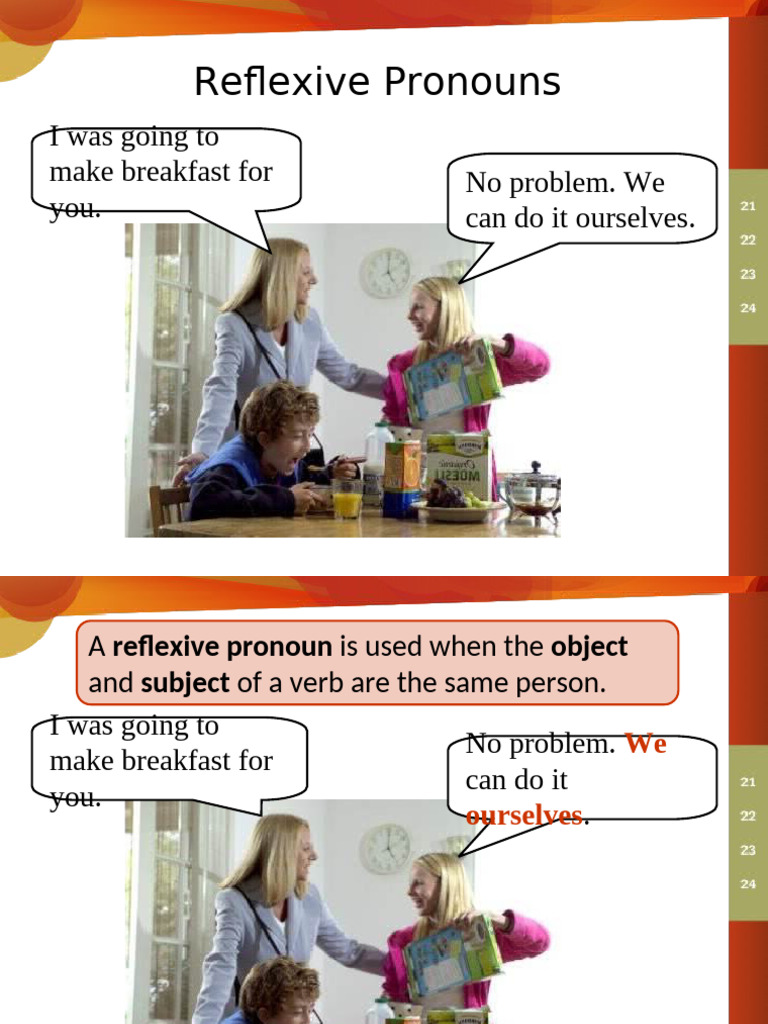 Reflexives Pronouns 1 | PDF