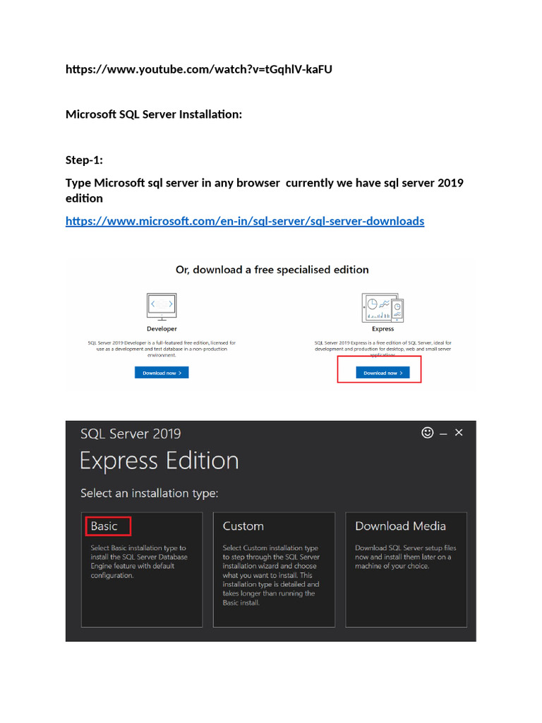 SQL Server Installation | PDF