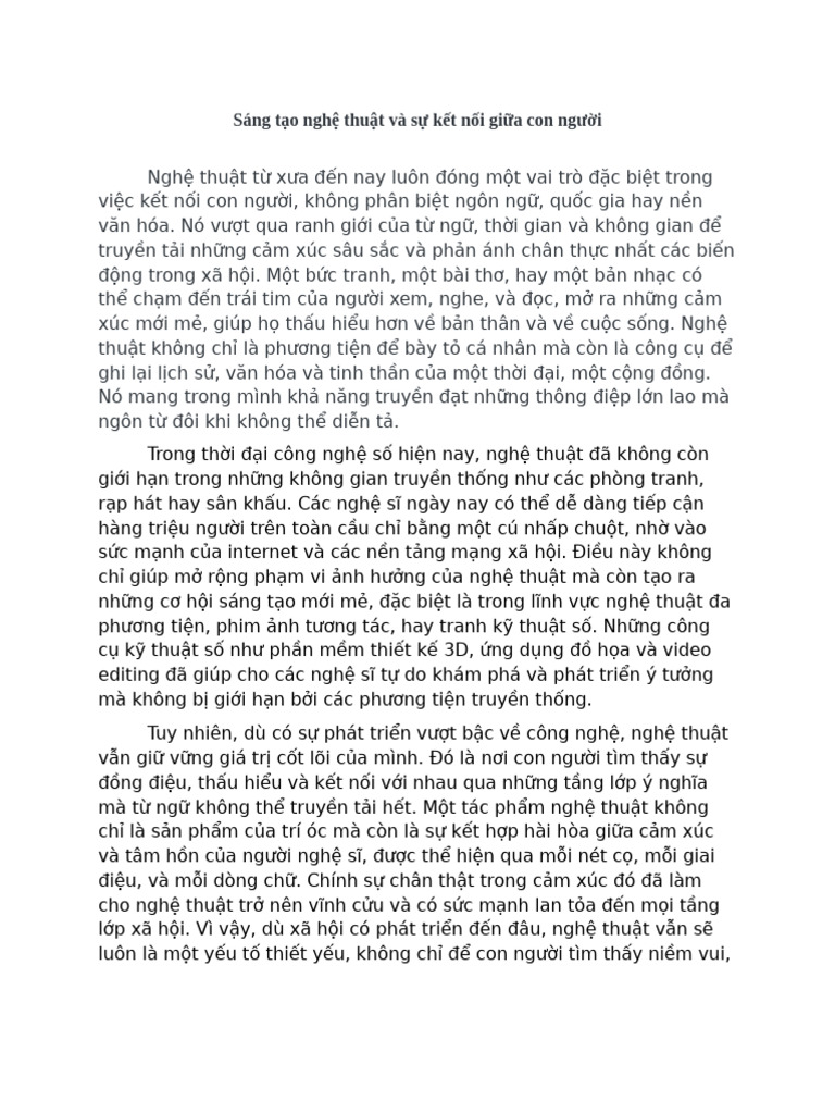 Sang Tao Nghe Thuat | PDF