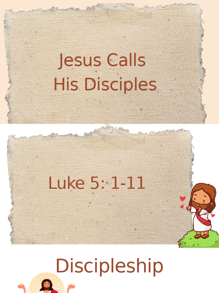 Jesus Calls His Disciples | PDF