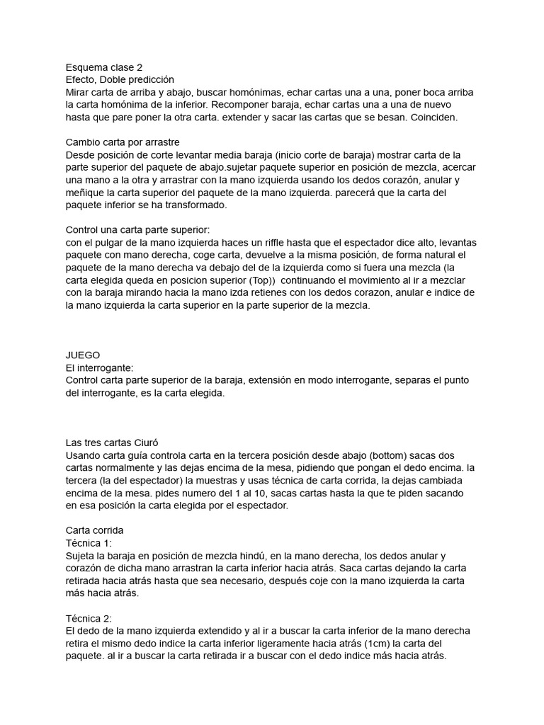 Esquema Clase 2 | PDF