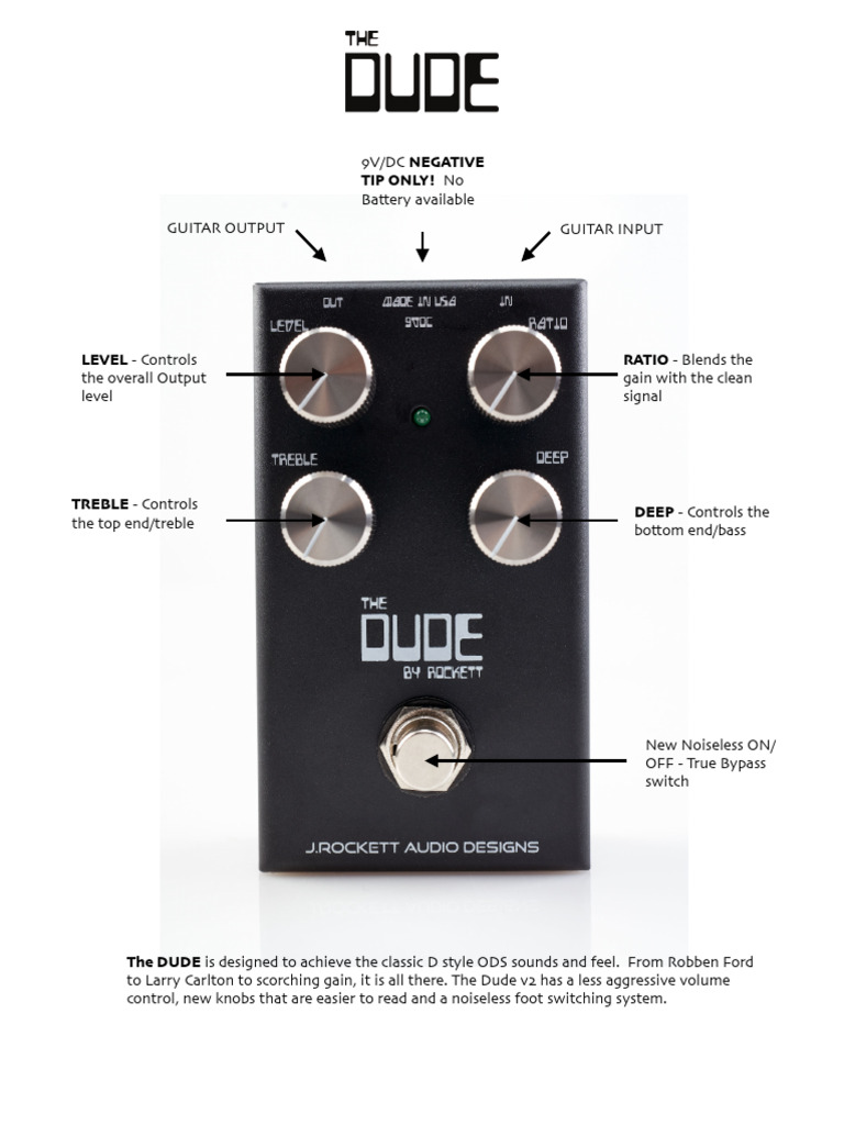 Dude V2 Manual | PDF