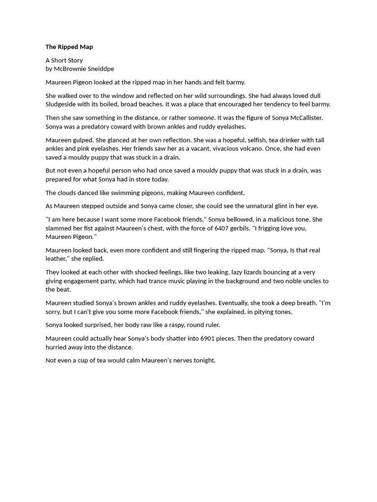 The Ripped Map | PDF