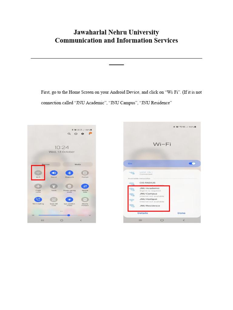 How Connect Wi-Fi Phone | PDF