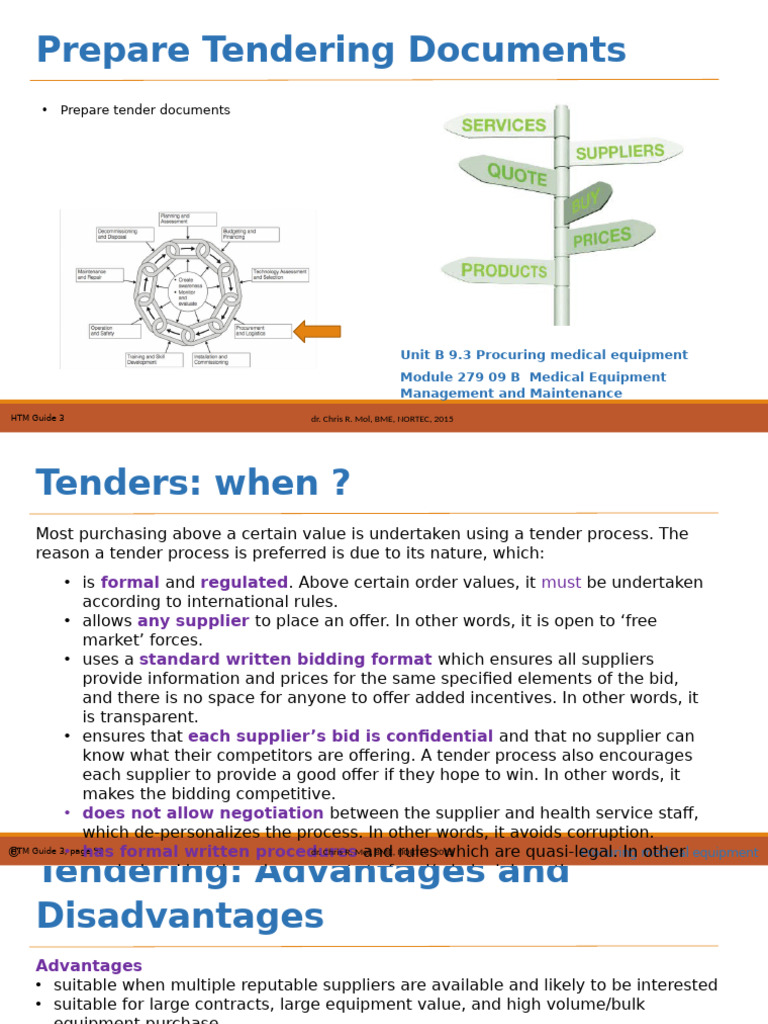 M&M Tendering | PDF