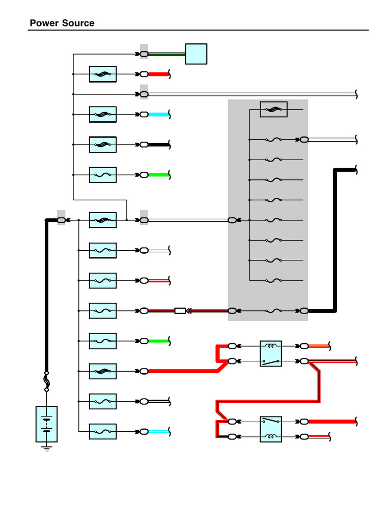 Toyota Corolla 2003 Electrical Wiring Diagram