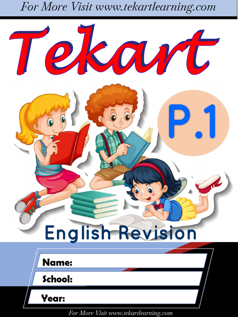 P.1 English Revision Booklet | PDF