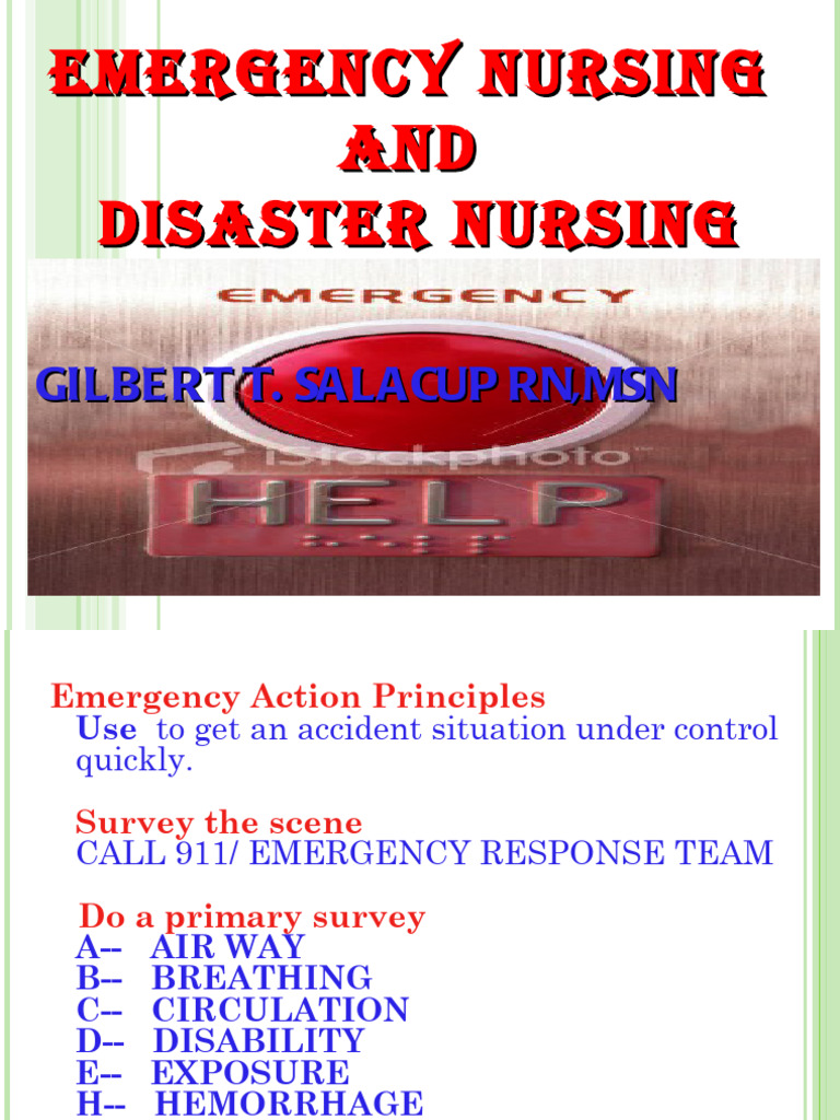 Emergency Nursing | PDF