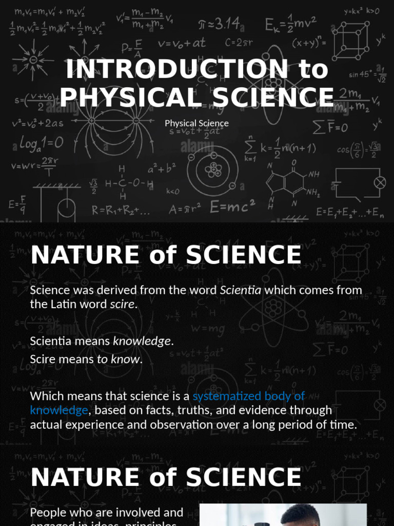 PHSC 01 - Introduction To Physical Science | PDF