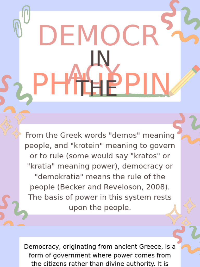 Democracy in The Philippines - 20240909 - 203736 - 0000 | PDF