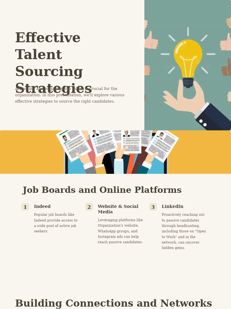 Effective Talent Sourcing Strategies | PDF