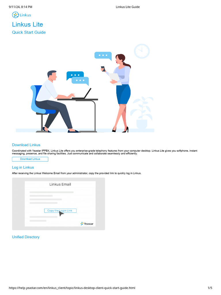 Linkus Lite Guide | PDF