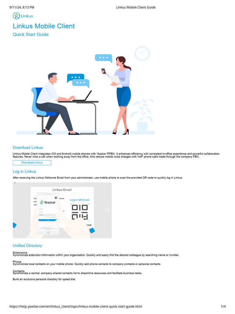 Linkus Mobile Client Guide | PDF