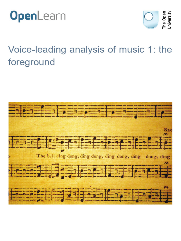 Voice Leading Analysis of Music | PDF | Harmony | Chord (Music)
