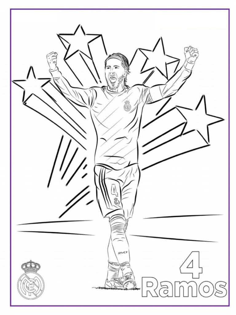 Colouring Book TH Sergio Ramos | PDF