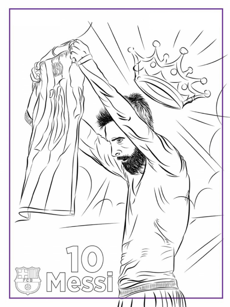 Colouring Book TH Messi | PDF