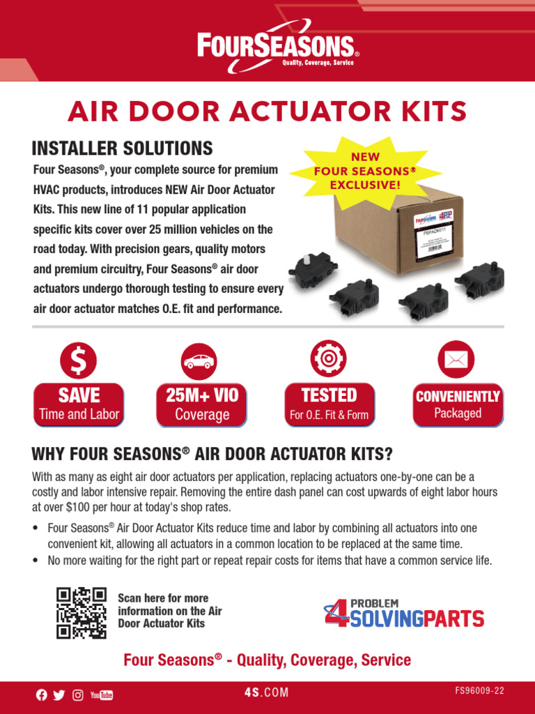 2022 - Air Door Actuator Kits - Flyer | PDF
