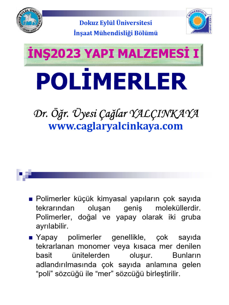 Polimerler Cyweb | PDF