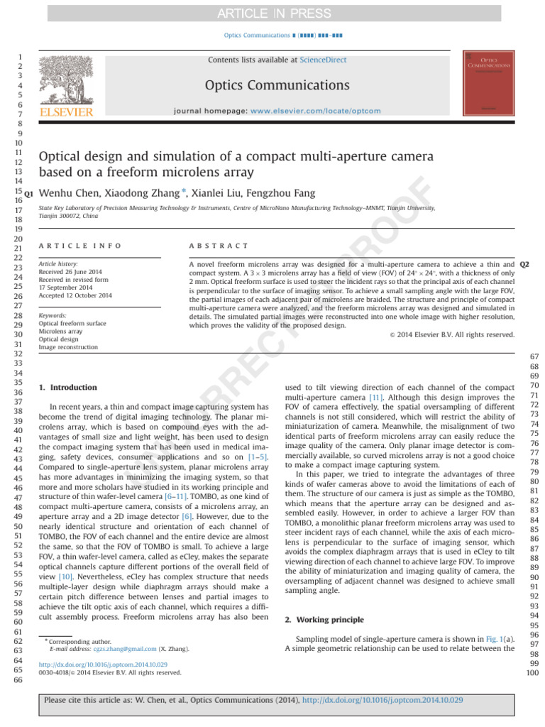 Multi aperture | PDF