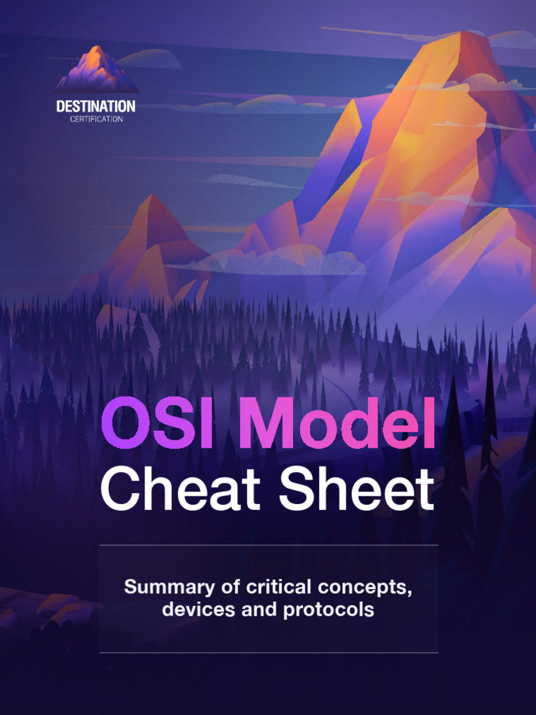 OSL Model Cheatsheet | PDF