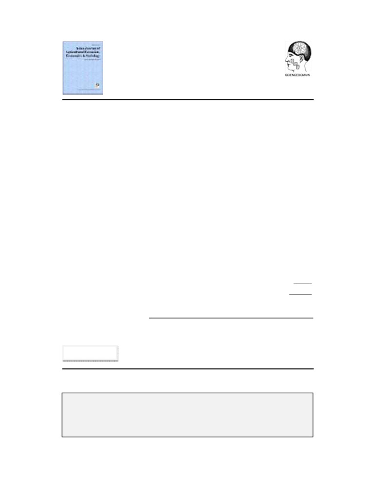 STOCHASTIC FRONTIER PAPER 2014Anyanwu362013AJAEES7208 - 1 | PDF ...