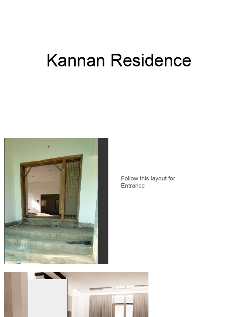 Kannan Residence - Design Discussion - 05-08-2024 | PDF