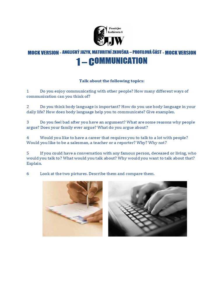 01 COMMUNICATION Mock | PDF