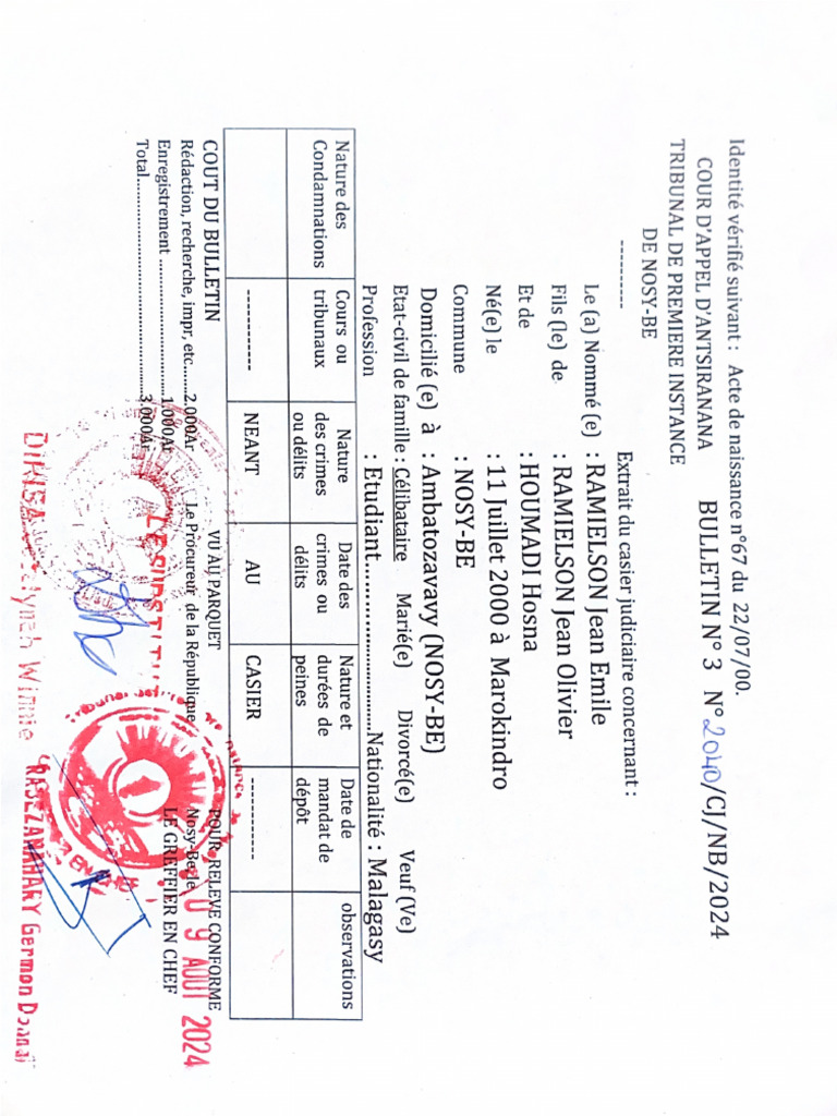 Document Bernard | PDF