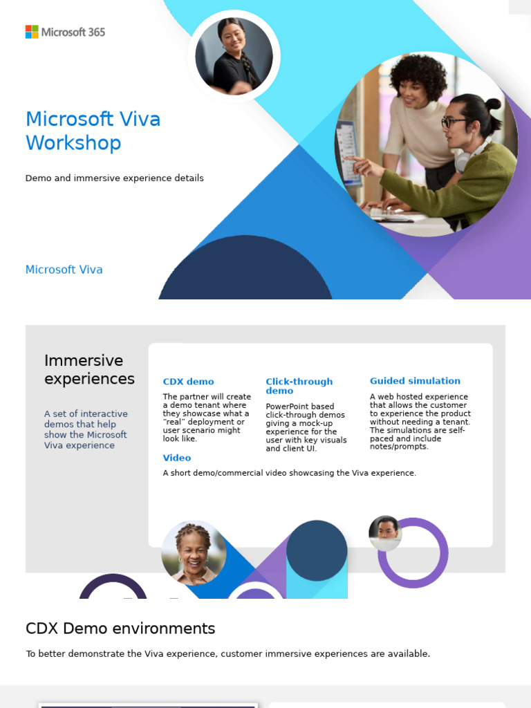 Microsoft Viva Demo and Workshop Guide | PDF | Share Point | Simulation