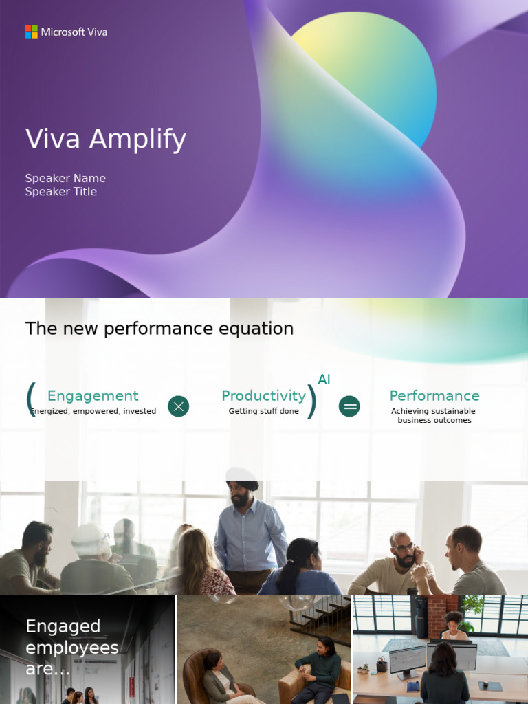 Viva Amplify: Boost Employee Engagement | PDF | Analytics | Communication