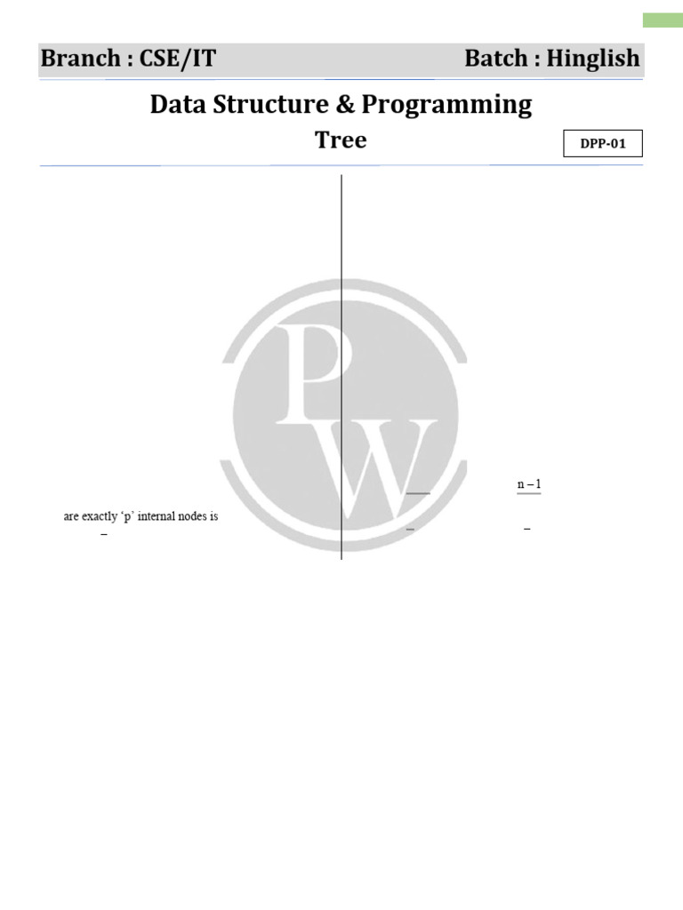Tree _ DPP 01 | PDF