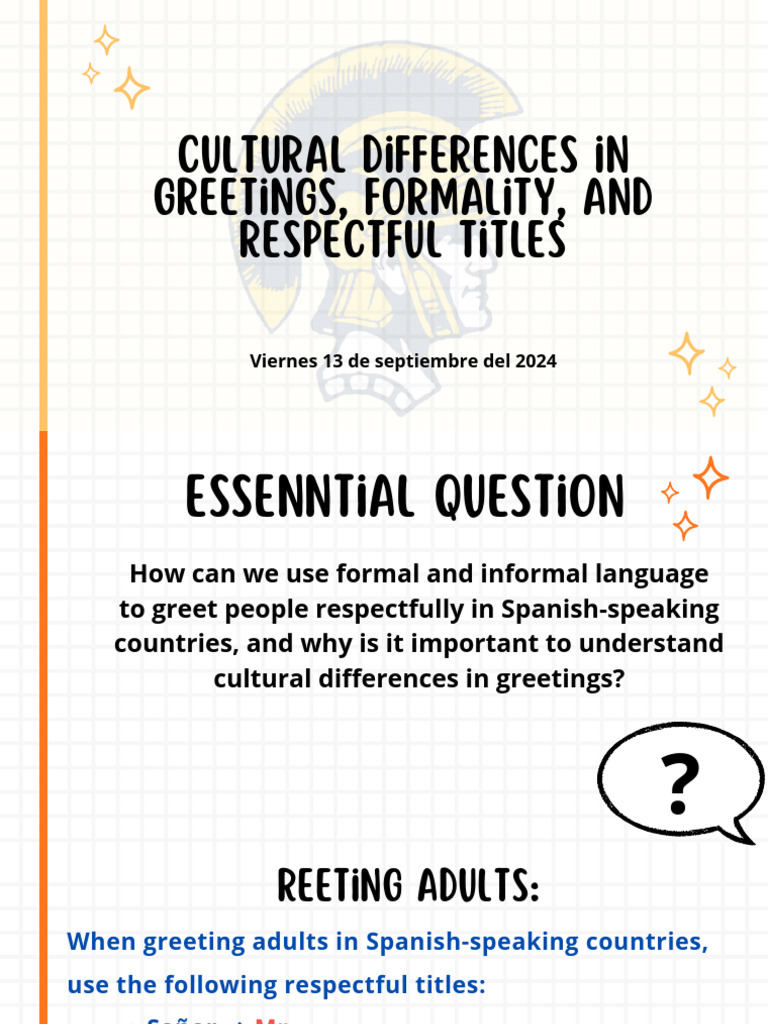 Cultural Differences in Greetings | PDF