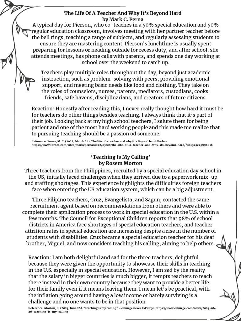 Prof Ed 5 Articles | PDF