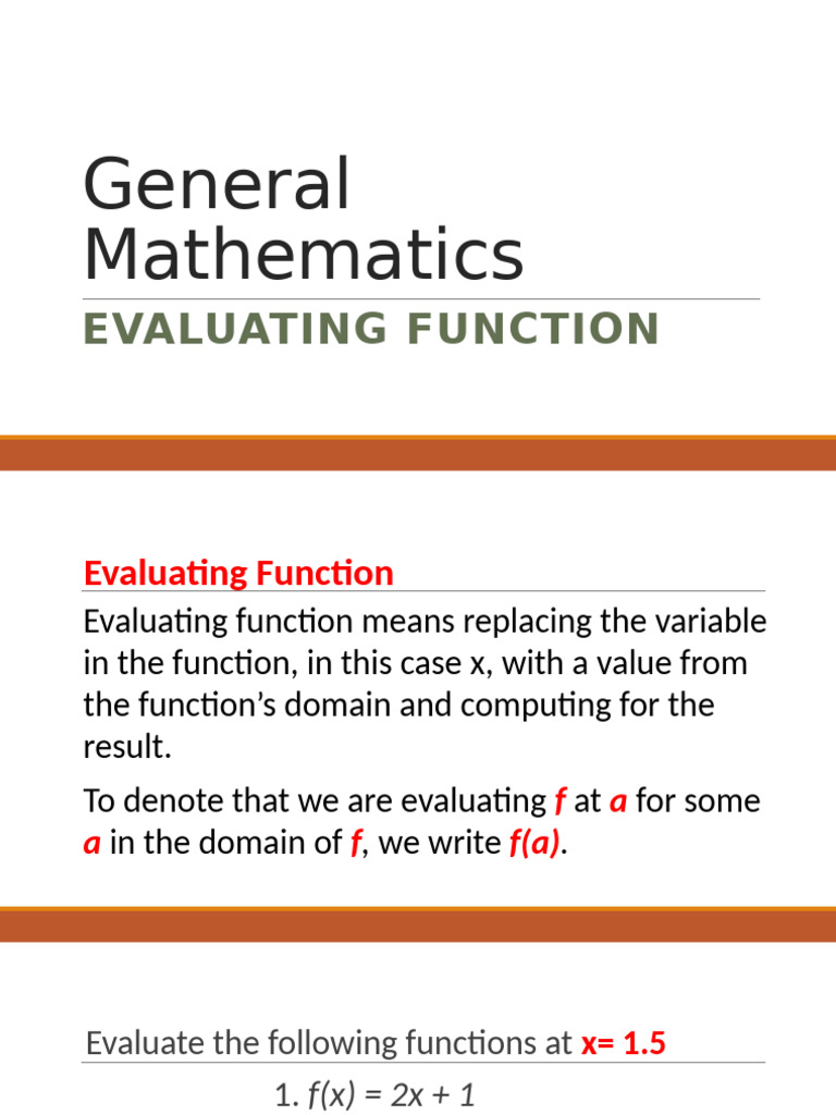 General Mathematics Week 6 | PDF