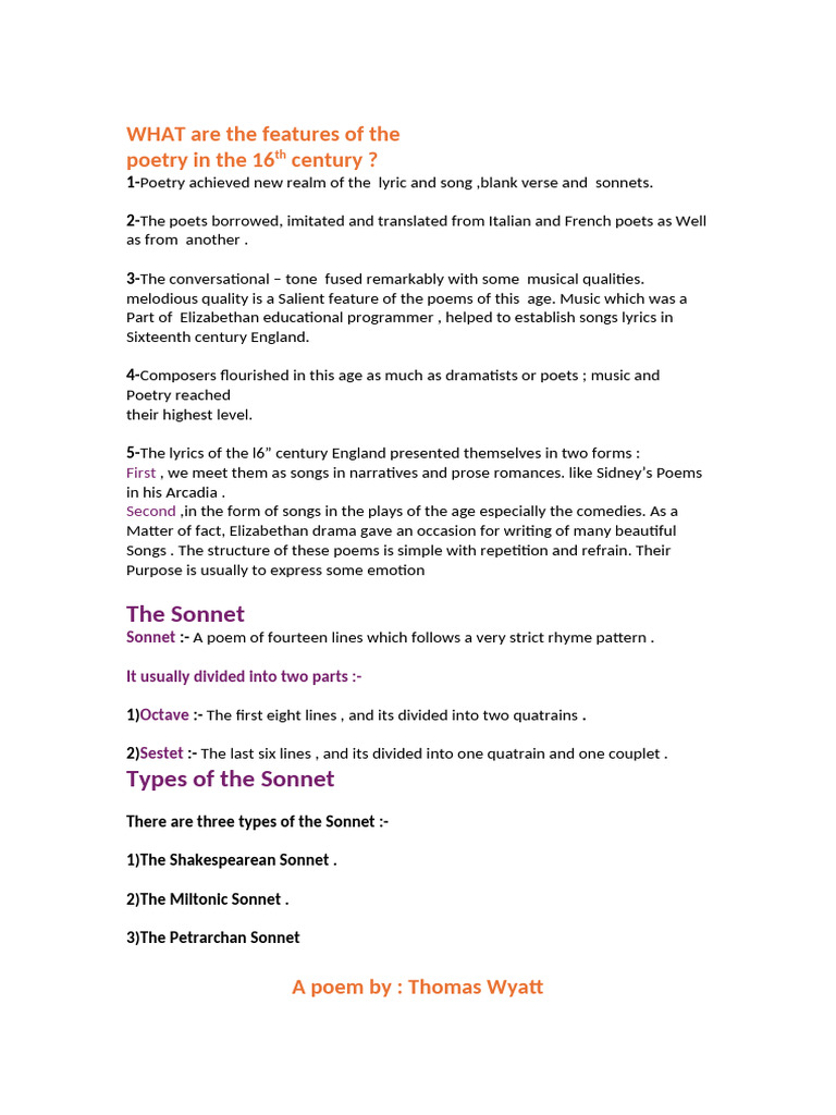 Poetry - Doc Version 1 | PDF