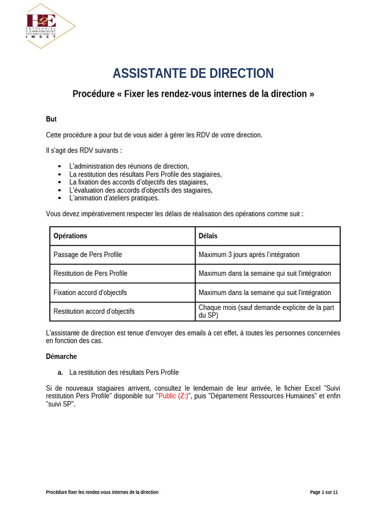 PRO_Fixer des RDV | PDF