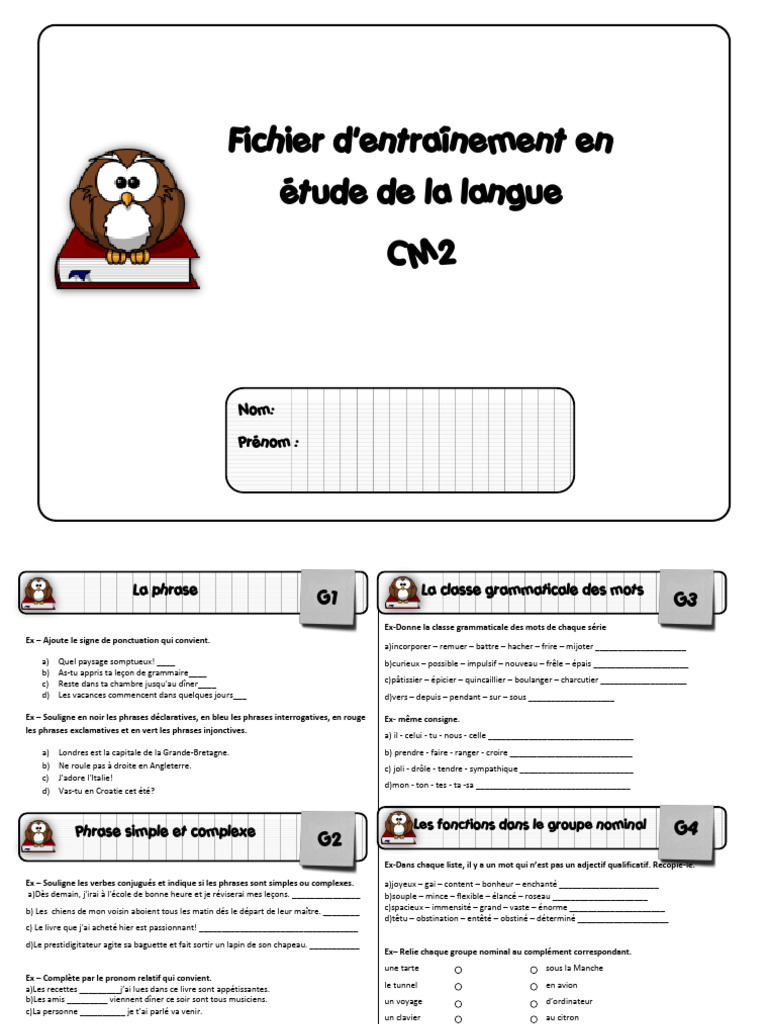 Fichier Devoirs Edl Cm2 2014 | PDF