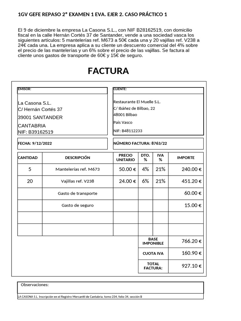 1GV Gefe Repaso 2exa 1eva Ejer 2 Sol | PDF