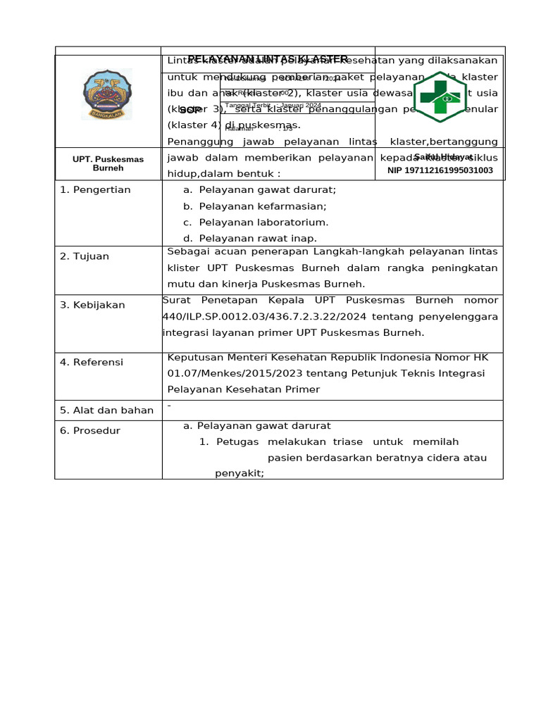 Ilp Lintas Klaster | PDF | Science & Mathematics
