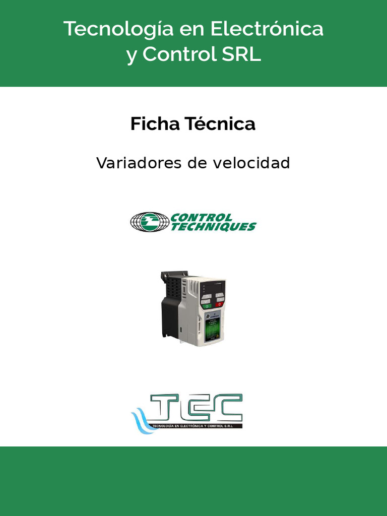 Control Techniques - Unidrive M200-201 | PDF