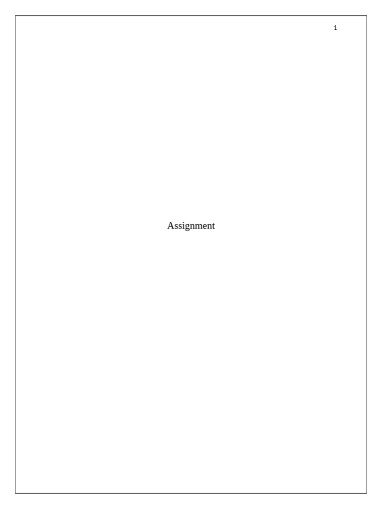 962 Assignment | PDF