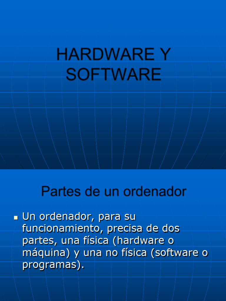TEMA 1 HARDWARE Y SOFTWARE | PDF