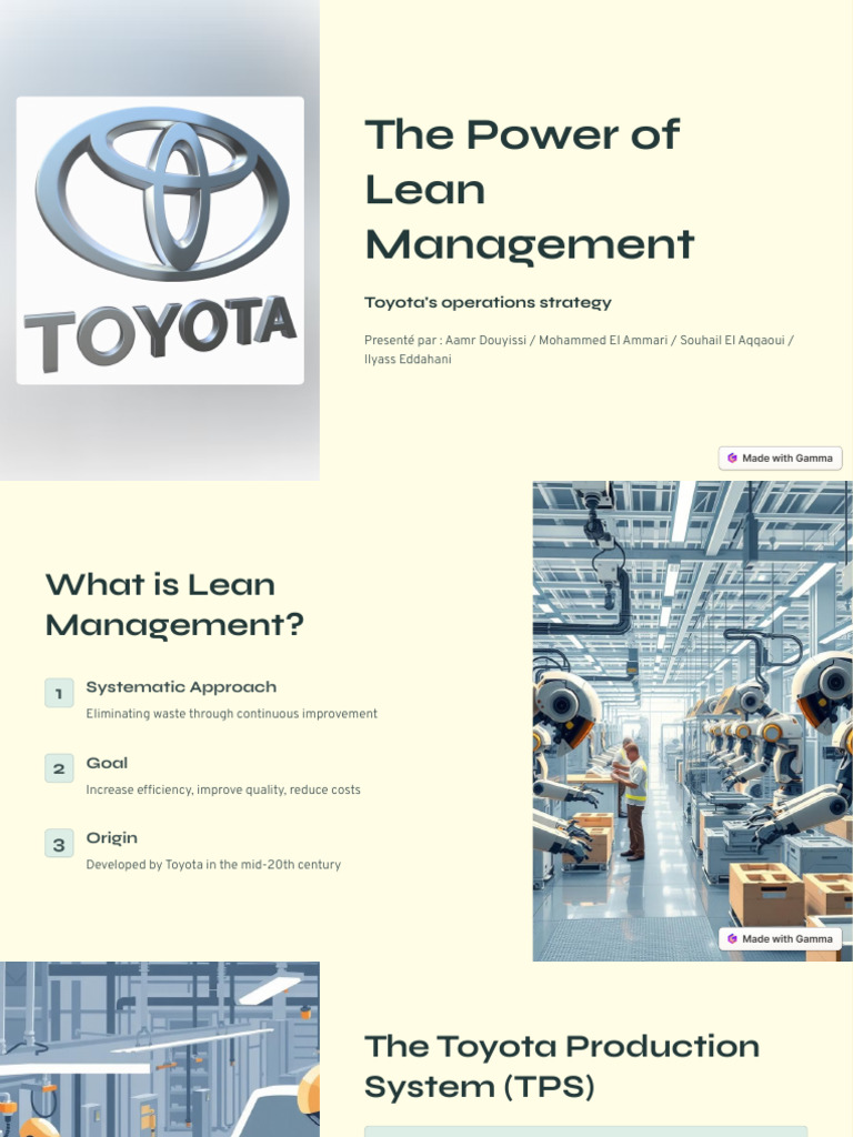 The Power of Lean Management | PDF