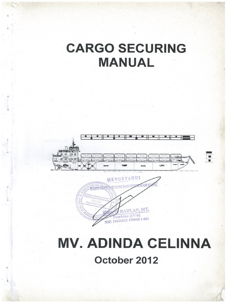 Cargo Securing Manual | PDF