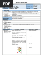 Grade 1 Lesson Plan: Action Words | PDF | English Language | Lesson Plan