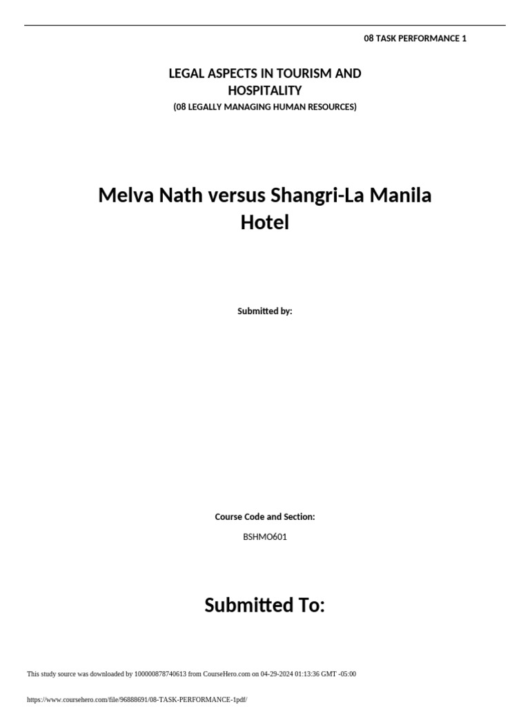 08 Task Performance 1 PDF | PDF